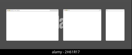 A blank computer internet browser screen Stock Photo - Alamy