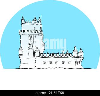 Fort tower illustration clipart vector Stock Vector Image & Art - Alamy