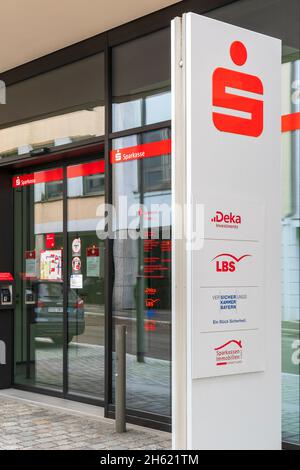 Sign, logo at a Sparkasse branch Stock Photo - Alamy
