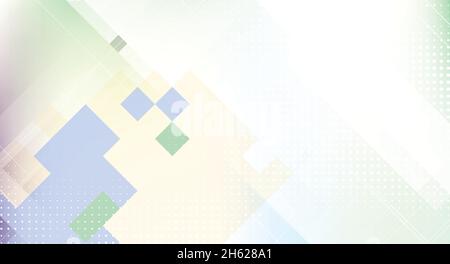 Geometry in technology concept on a dark green background Stock Vector ...