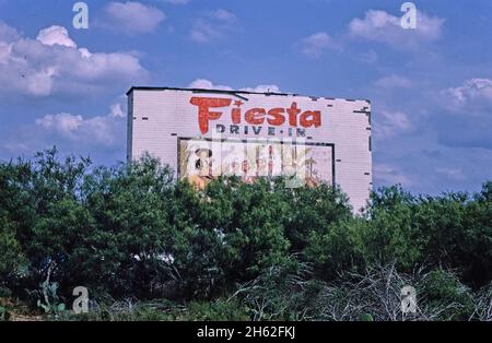 Fiesta Drive-in Theater, Route 59, Laredo, Texas Stock Photo - Alamy
