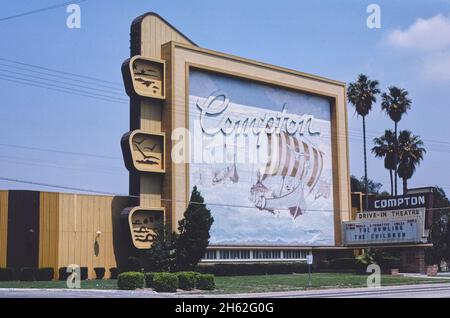 1980s America - Compton Drive-In Theater, Rosecrans Avenue, Compton ...