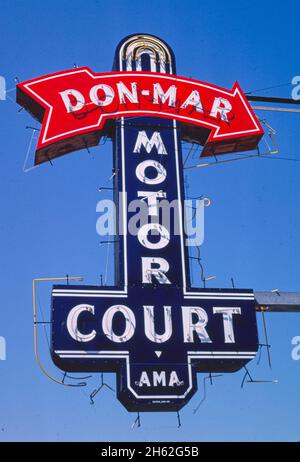 Don-Mar Motor Court, Austin, Texas Stock Photo - Alamy