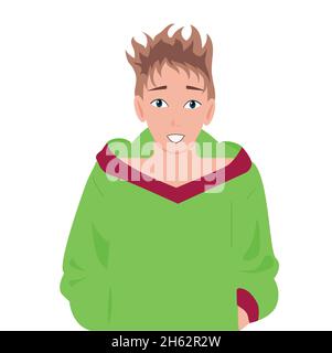 Avatar woman cartoon with brown hair vector design Stock Vector Image ...