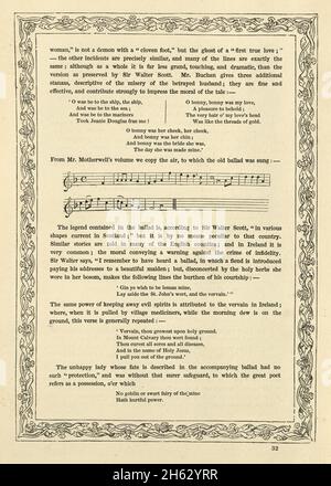 Book of British Ballads, The Daemon Lover, Demon, Victorian 19th ...