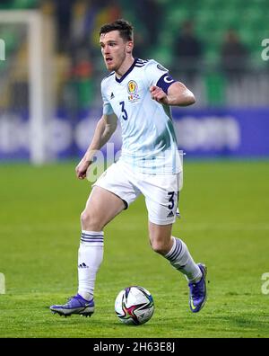 Scotland's Andrew Robertson during the FIFA World Cup European ...