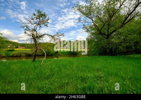 altmain nature reserve and sandy grasslands near limbach,hassberge ...