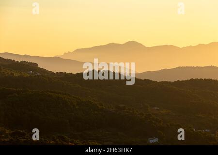 A beautiful shot of the landscape of Sierra de Gredos Natural Park ...