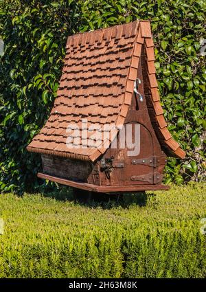 A Danish style building mailbox Stock Photo - Alamy