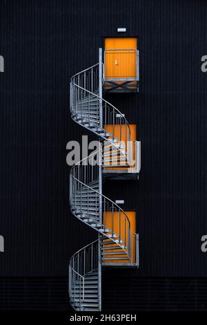 escape, external staircase, fire stairs, escapes, escaping, fleeing ...