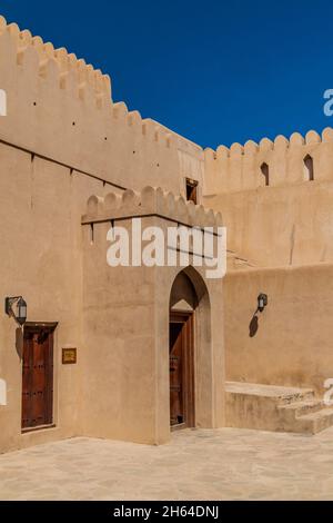 Nizwa city walls. Traditional medieval architecture in Nizwa, Oman ...