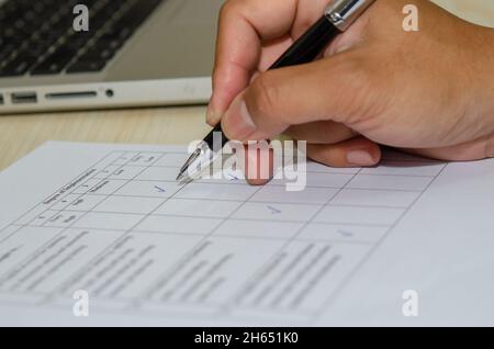 Business satisfaction assessment documents Competency rating using a ...