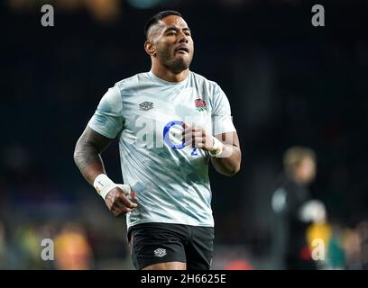 England's Manu Tuilagi before the Autumn International match at ...