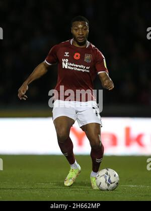 Northampton Town's Ali Koiki during the second half of the Sky Bet ...
