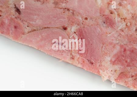 Thick slices of delicious brawn, cold cut made with flesh from the head ...