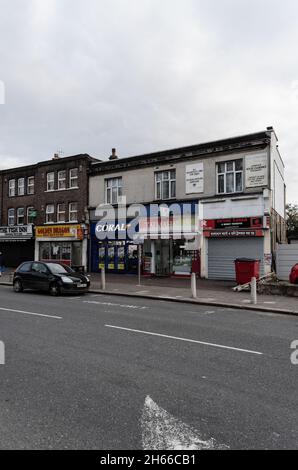 The shops along Ripple Road in Barking, London, UK Stock Photo - Alamy