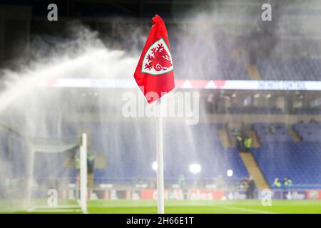 Ground View inside the Stadium corner flag screen during the England v ...