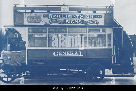London General bus, London, early 1900s Stock Photo - Alamy