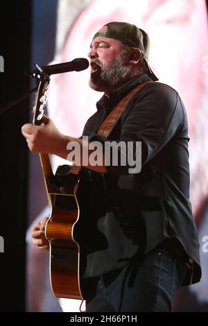 Lee Brice performs in Fort Lauderdale, Florida on September 12, 2025 ...