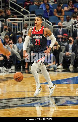 Washington Wizards forward Kyle Kuzma (33) in the first half of an NBA ...