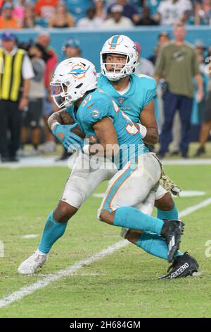 Baltimore Ravens running back Myles Gaskin (38) in action during the ...