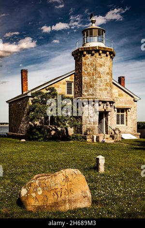 Old Lighthouse Museum, Stonington, Connecticut, USA Stock Photo - Alamy
