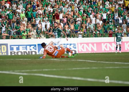 Campinas, Brazil. 13th Nov, 2021. Bruno sávio scoring a goal during ...