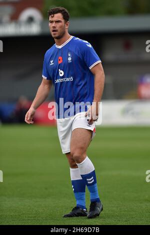 Oldham Athletic's Harrison McGahey during the Pre-season Friendly match ...
