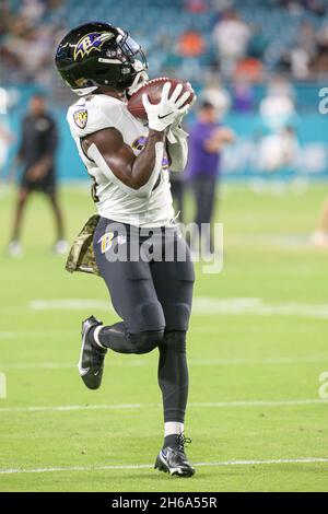 Baltimore Ravens running back Devonta Freeman (33) runs with the ball ...
