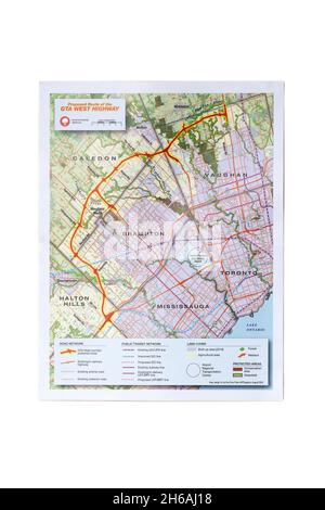 Map of Ontario Stock Photo - Alamy