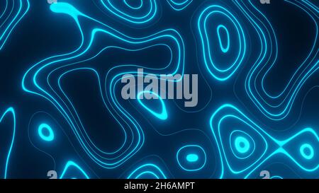 Digital illustration of glowing energy fields Stock Photo - Alamy
