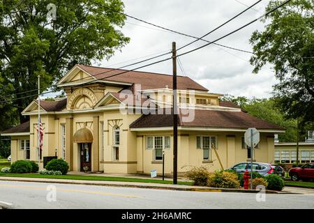 Lavonia Carnegie Library, Hartwell Road, Lavonia, Georgia Stock Photo ...