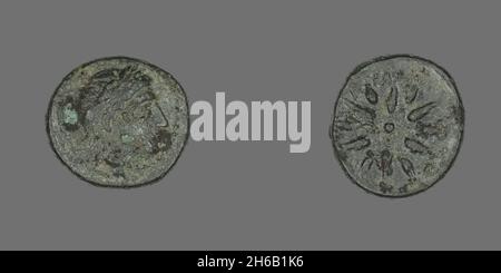 Coin Depicting the God Apollo, 3rd-2nd century BCE Stock Photo - Alamy