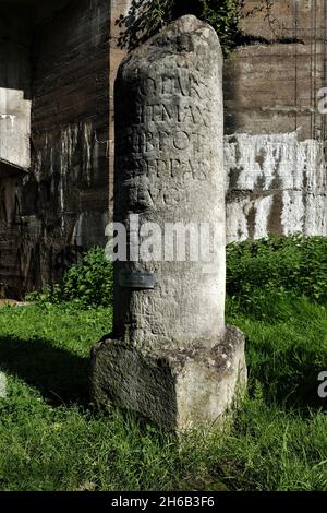 milestone ancient Roman stone archaeological National Museum of ...