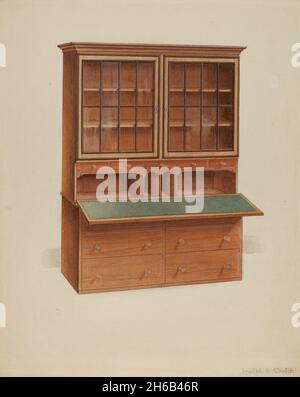 Shaker Secretary Desk, c. 1937 Stock Photo - Alamy