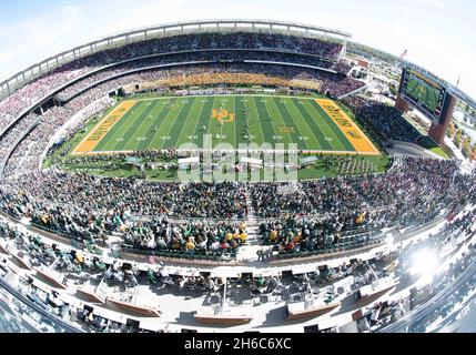 Waco, Texas, USA. 13th Nov, 2021. Baylor Bears cheerleaders during the ...