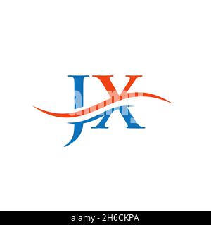 Premium letter JX logo with an elegant corporate identity template Stock Vector Image & Art - Alamy