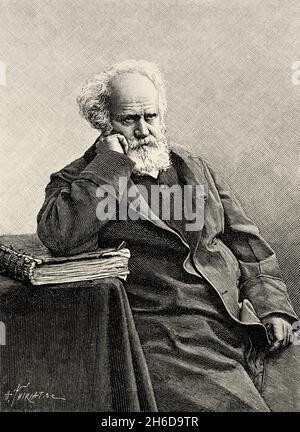 Jules Pierre Cesar Janssen (1824-1907) French astronomer at the ...