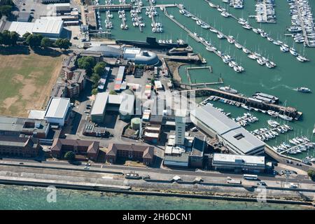 the submarine escape training tower tank and old wardroom at hms ...