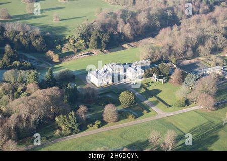 Birdsall House and the old ruined Church of All Hallows and Cross ...