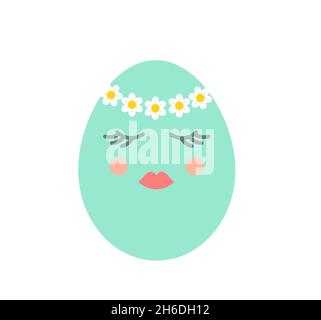 Painted easter egg simple icon. Vector Illustration EPS10 Stock Vector ...