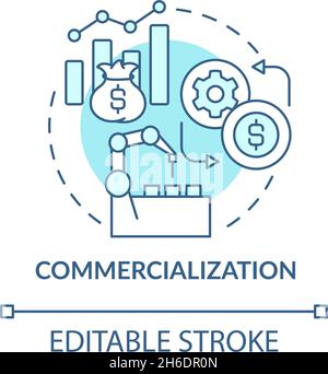 Commercialization concept icon Stock Vector Image & Art - Alamy