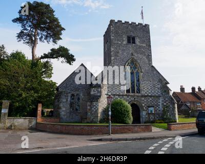 St James Without-the-Priory Gate church, Southwick, Hampshire, UK Stock ...
