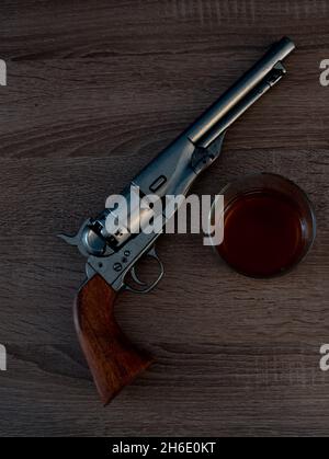 Colt Peacemaker Pistol Stock Photo - Alamy