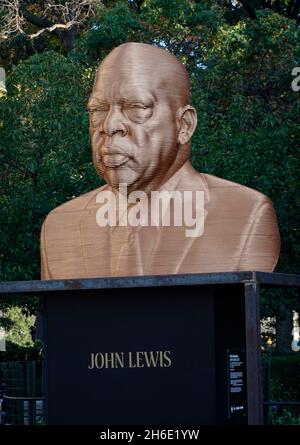 John Lewis statue in Union Square park Manhattan NYC Stock Photo - Alamy