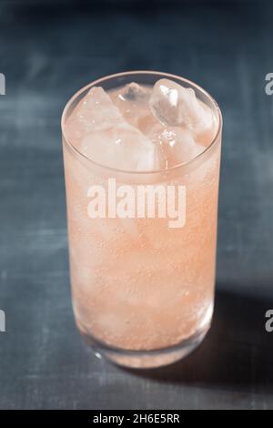Cold Refreshing Botanical CBD Seltzer Water with Ice Stock Photo - Alamy