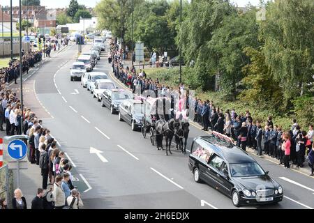 The funeral of murdered school girl Tia Sharp took place today. Pupils ...