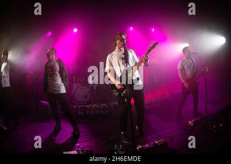 Oslo, Norway. 22nd, October 2021. The Norwegian rock band Lüt performs ...