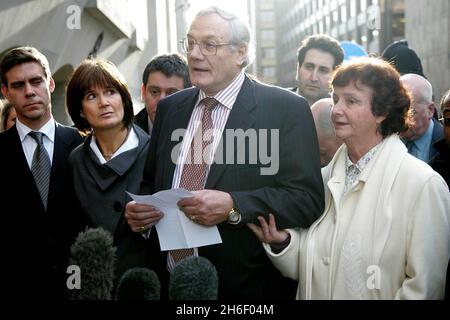 John ap Rhys Pryce and wife Stella pictured outside the Old Bailey ...