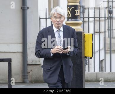 Conservative MP David Mitchell arrives at the house of commons for ...